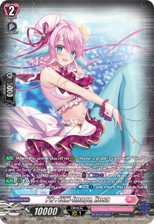 PRISM-Image, Rosa (SR) - DZ-LBT01: Lyrical Monasterio Sparkling Stars! - Cardfight Vanguard