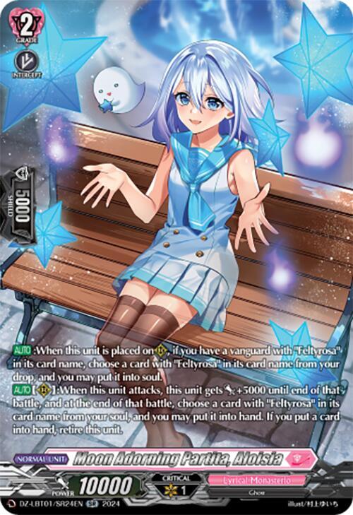 Moon Adorning Partita, Aloisia (SR) - DZ-LBT01: Lyrical Monasterio Sparkling Stars! - Cardfight ...