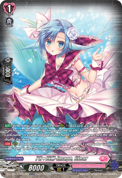 PRISM-Image, Clear (SR) - DZ-LBT01: Lyrical Monasterio Sparkling Stars! - Cardfight Vanguard