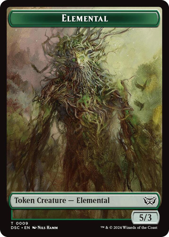 Elemental // Bird Double-Sided Token - Commander: Duskmourn: House of ...