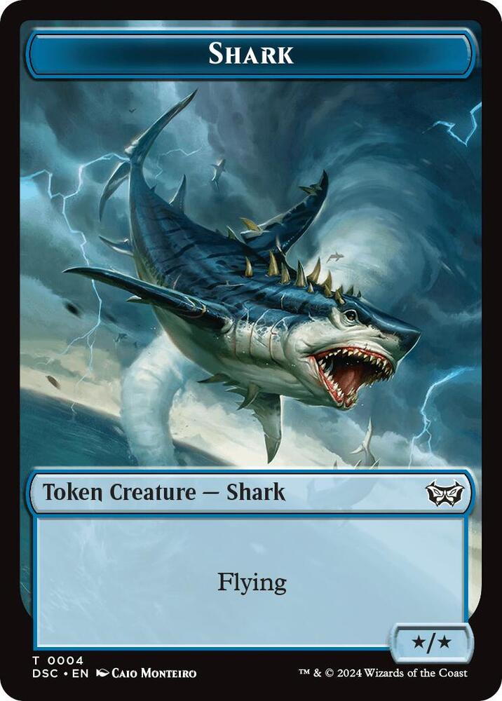 Shark // Copy Double-Sided Token - Commander: Duskmourn: House of ...