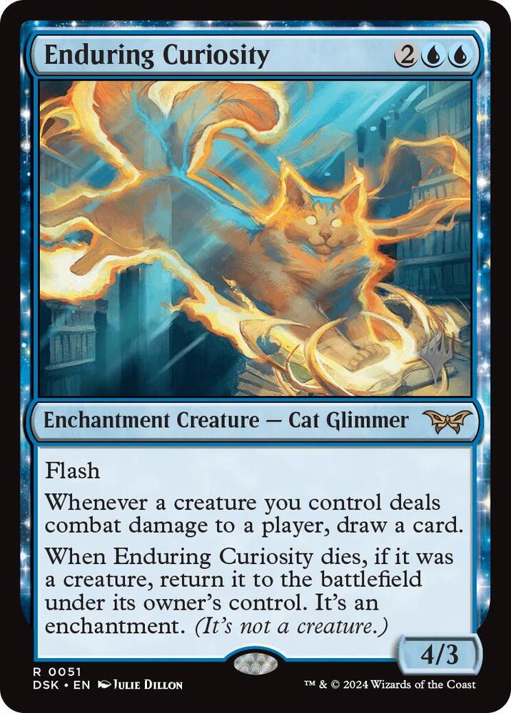 Enduring Curiosity - Promo Pack: Duskmourn: House of Horror - Magic ...