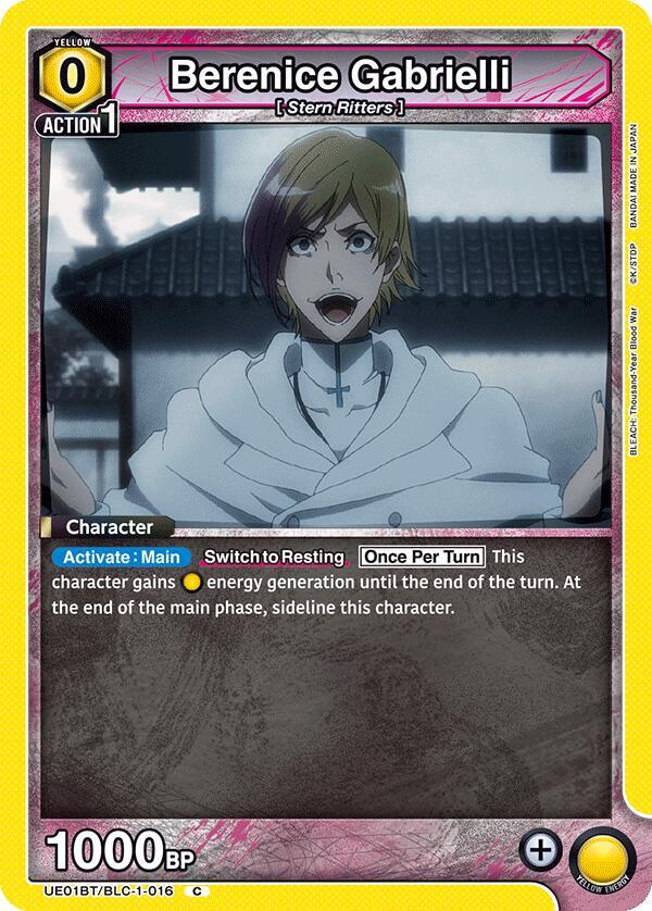 Berenice Gabrielli - UE01BT: BLEACH: Thousand-Year Blood War - Union ...