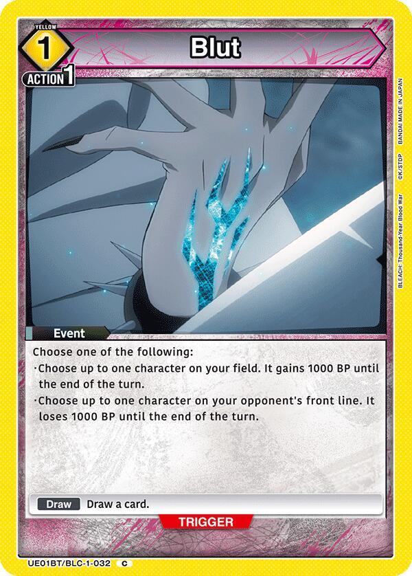 Blut - UE01BT: BLEACH: Thousand-Year Blood War - Union Arena ...