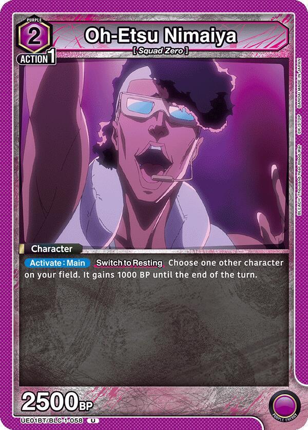 Oh-Etsu Nimaiya - UE01BT: BLEACH: Thousand-Year Blood War - Union Arena