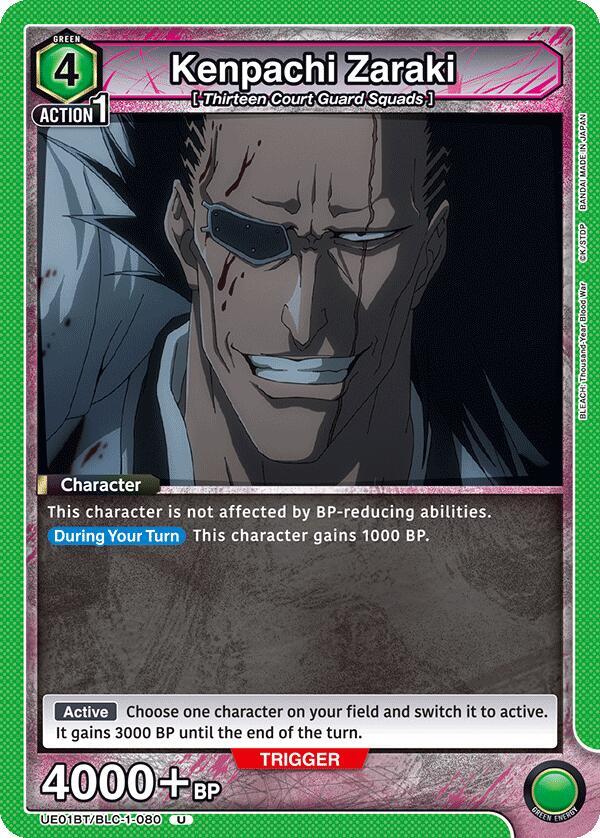Kenpachi Zaraki (080) - BLEACH: Thousand-Year Blood War - Union Arena