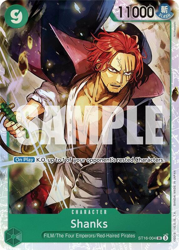 Shanks - Starter Deck 16: GREEN Uta - One Piece Card Game - TCGplayer.com