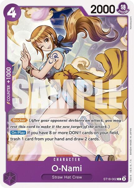 O-Nami - Starter Deck 18: PURPLE Monkey.D.Luffy - One Piece Card Game ...