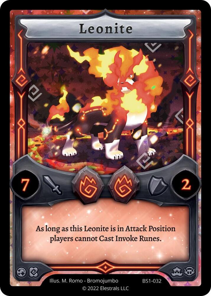 Leonite - Base Set [Kickstarter Edition] - Elestrals - TCGplayer.com