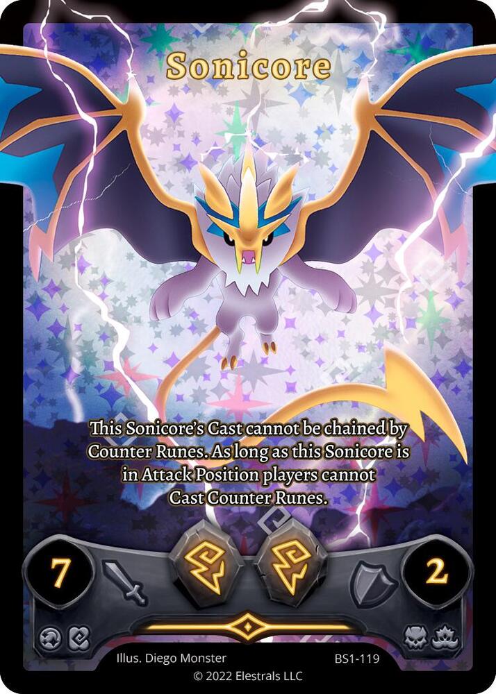 Sonicore (Full Art) - Base Set [Kickstarter Edition] - Elestrals ...