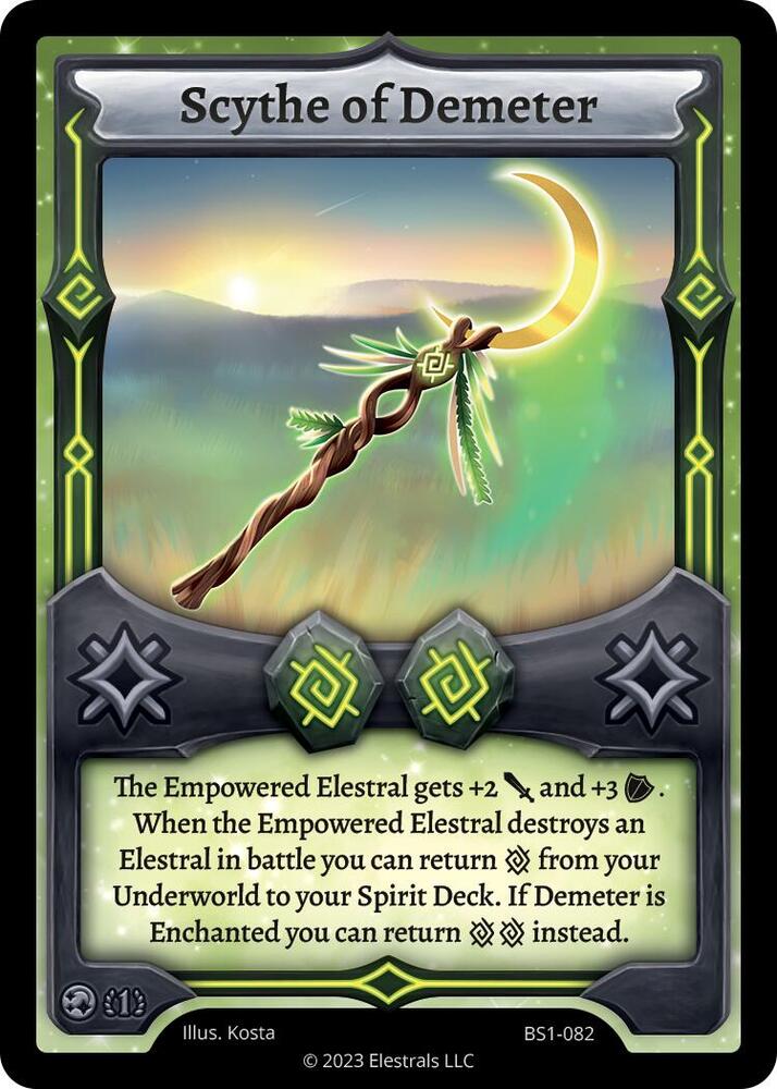 Scythe of Demeter - Base Set [First Edition] - Elestrals