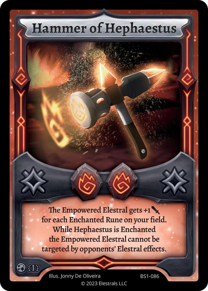Hammer of Hephaestus - Base Set [First Edition] - Elestrals