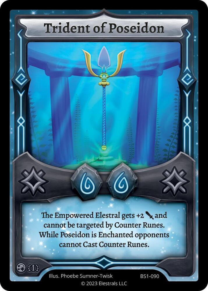 Trident of Poseidon - Base Set [First Edition] - Elestrals - TCGplayer.com