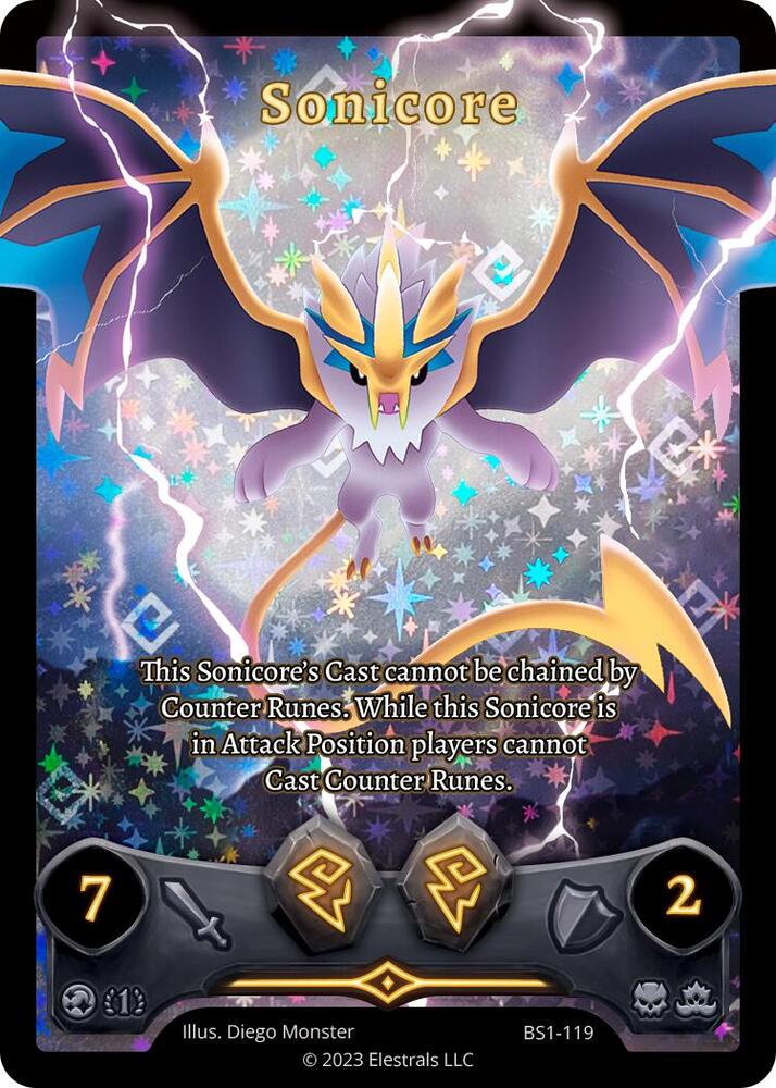 Sonicore (Full Art) - Base Set [First Edition] - Elestrals