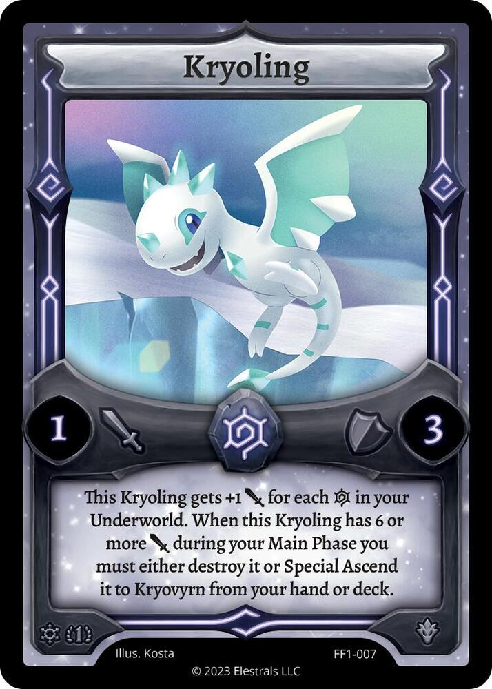 Kryoling - Frostfall [First Edition] - Elestrals - TCGplayer.com