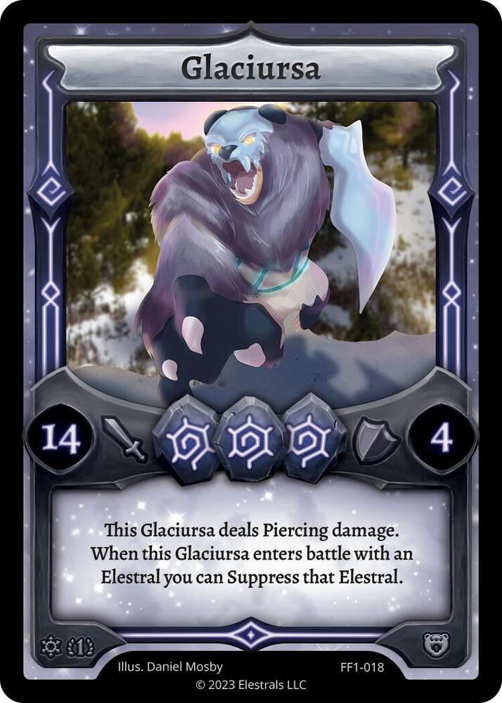 Glaciursa - Frostfall [First Edition] - Elestrals - TCGplayer.com
