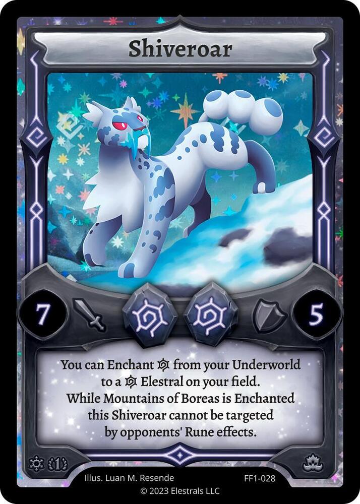 Shiveroar - Frostfall [First Edition] - Elestrals - TCGplayer.com