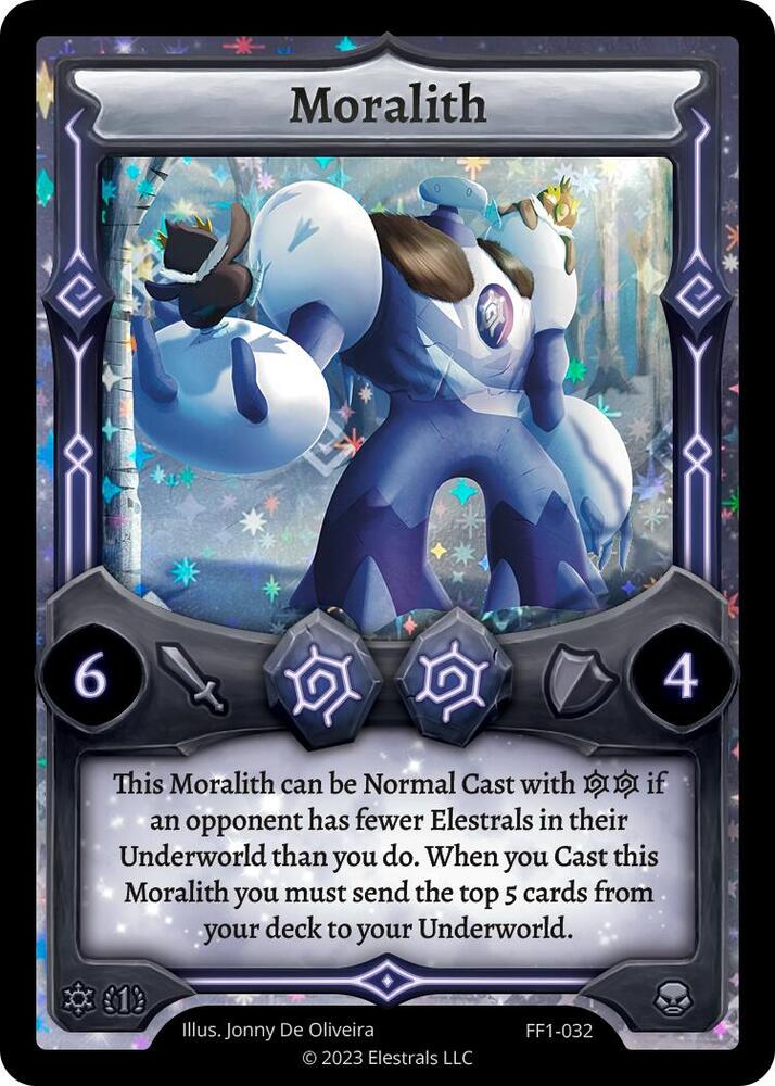 Moralith - Frostfall [First Edition] - Elestrals - TCGplayer.com