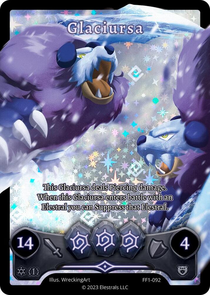 Glaciursa (Full Art) - Frostfall [First Edition] - Elestrals