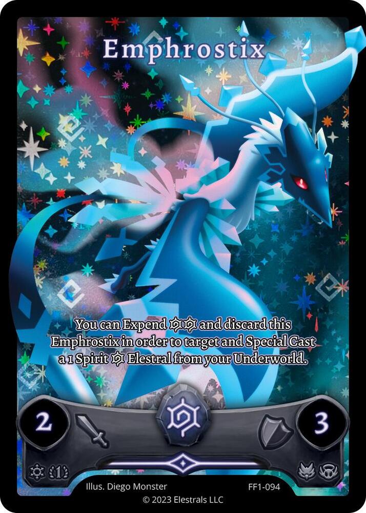 Emphrostix (Full Art) - Frostfall [First Edition] - Elestrals ...