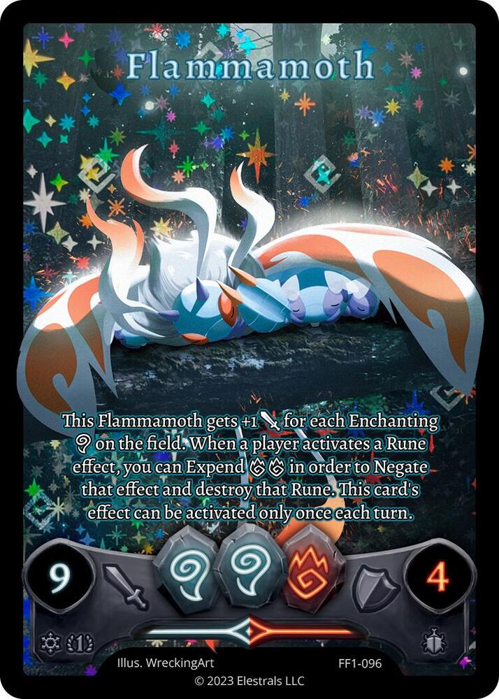 Flammamoth (Full Art) - Frostfall [First Edition] - Elestrals