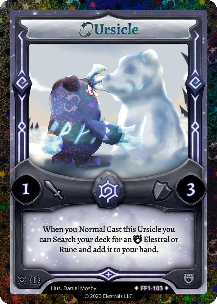 Ursicle (Stellar) - Frostfall [First Edition] - Elestrals - TCGplayer.com