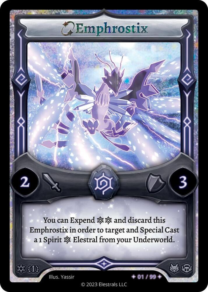 Emphrostix (Serialized) - Frostfall [First Edition] - Elestrals