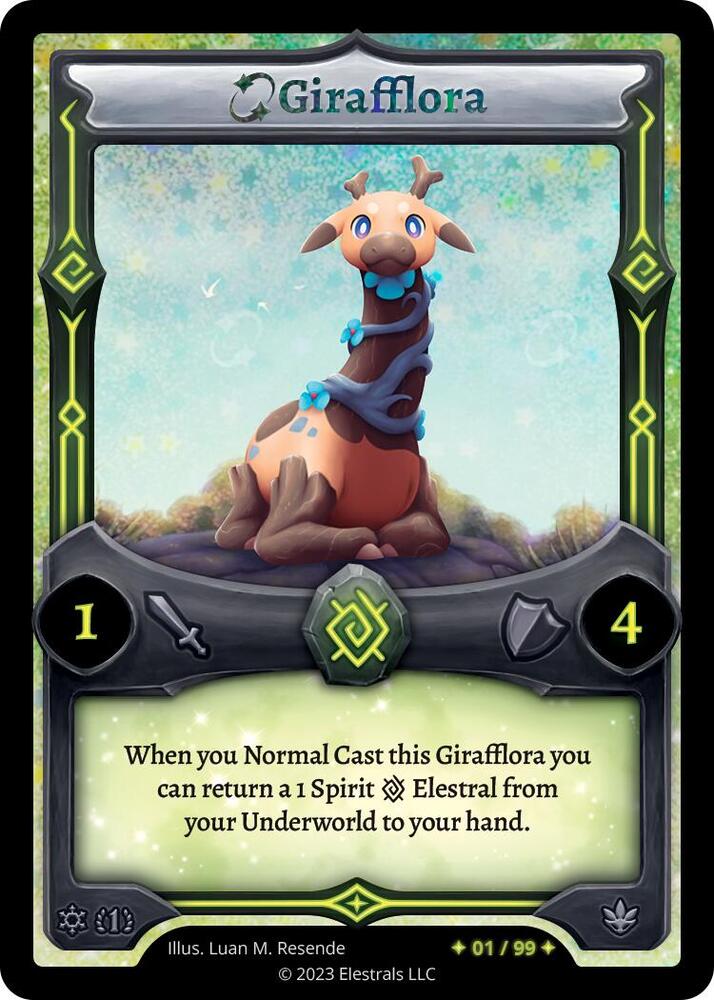 Girafflora (Serialized) - Frostfall [First Edition] - Elestrals