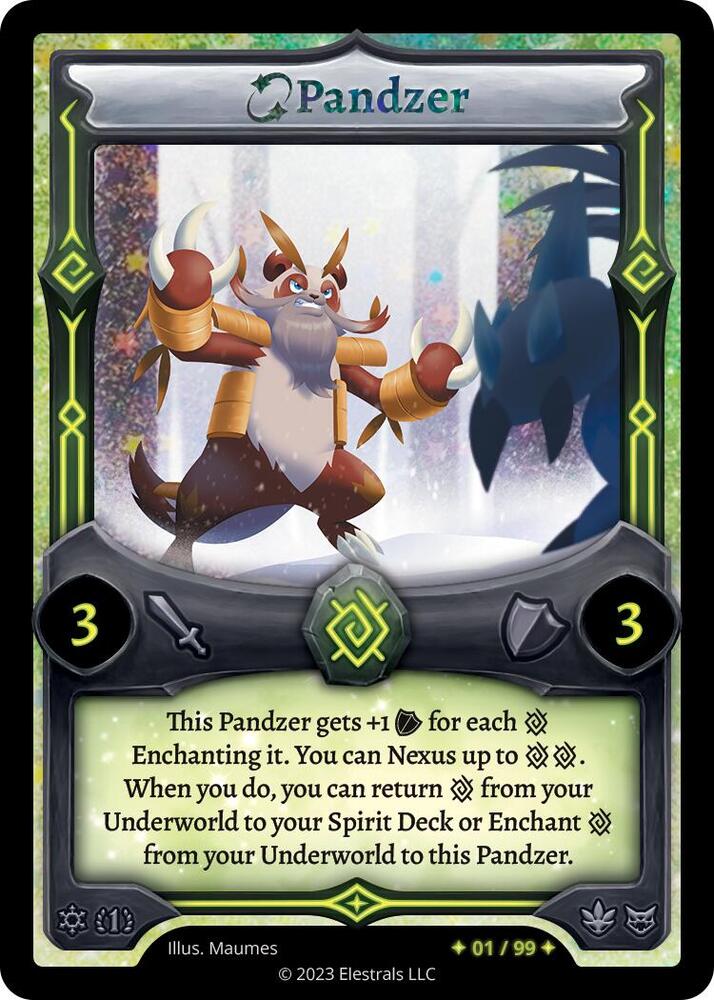 Pandzer (Serialized) - Frostfall [First Edition] - Elestrals ...