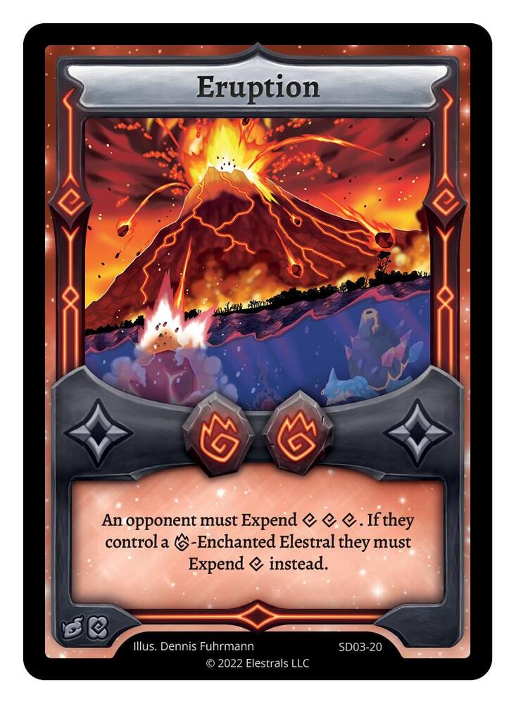 Eruptions - Majesea Starter Deck [Kickstarter Edition] - Elestrals ...