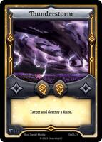 Thunderstorm - Penterror Starter Deck [First Edition] - Elestrals