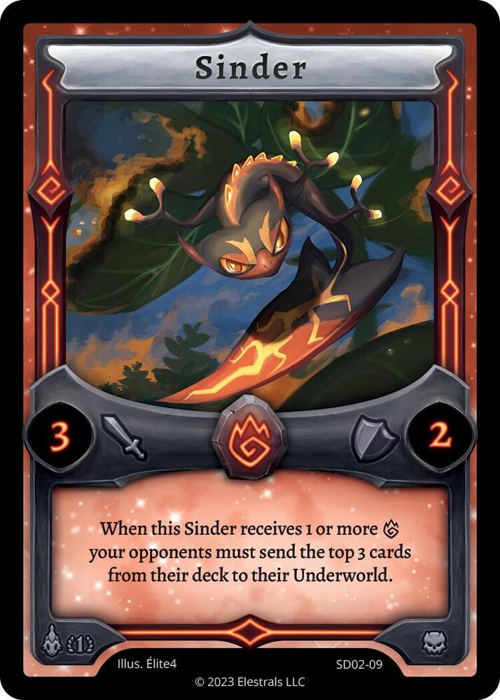 Sinder - Trifernal Starter Deck [First Edition] - Elestrals