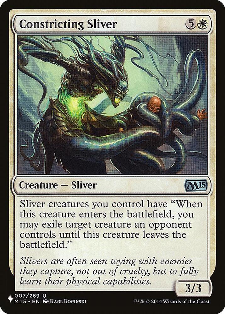 Constricting Sliver - The List Reprints - Magic: The Gathering
