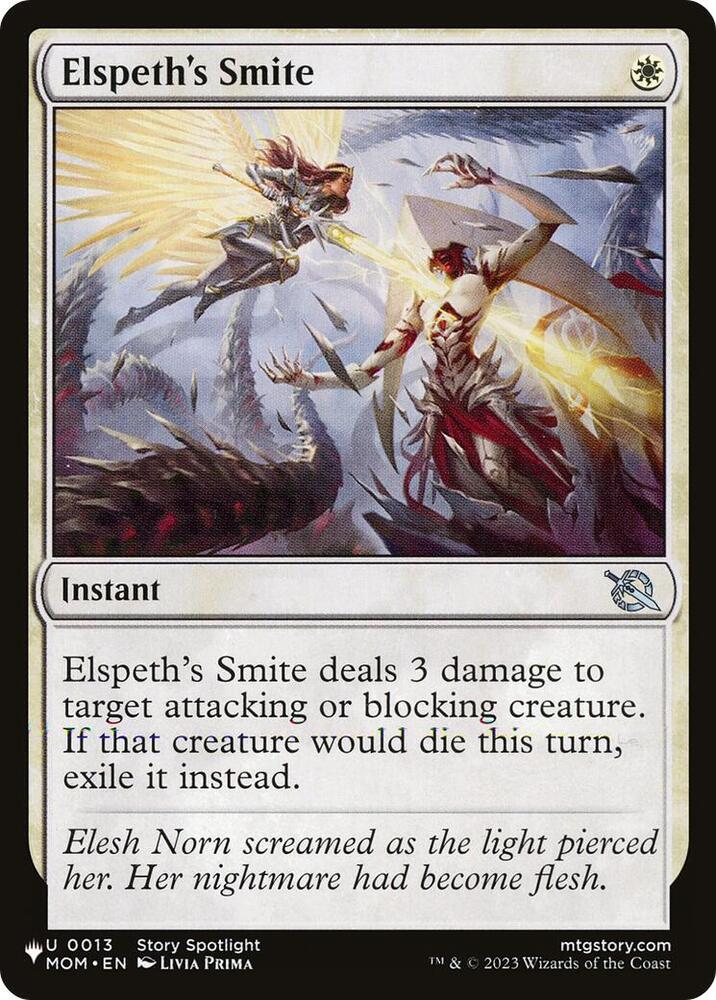 Elspeth's Smite - The List Reprints - Magic: The Gathering - TCGplayer.com