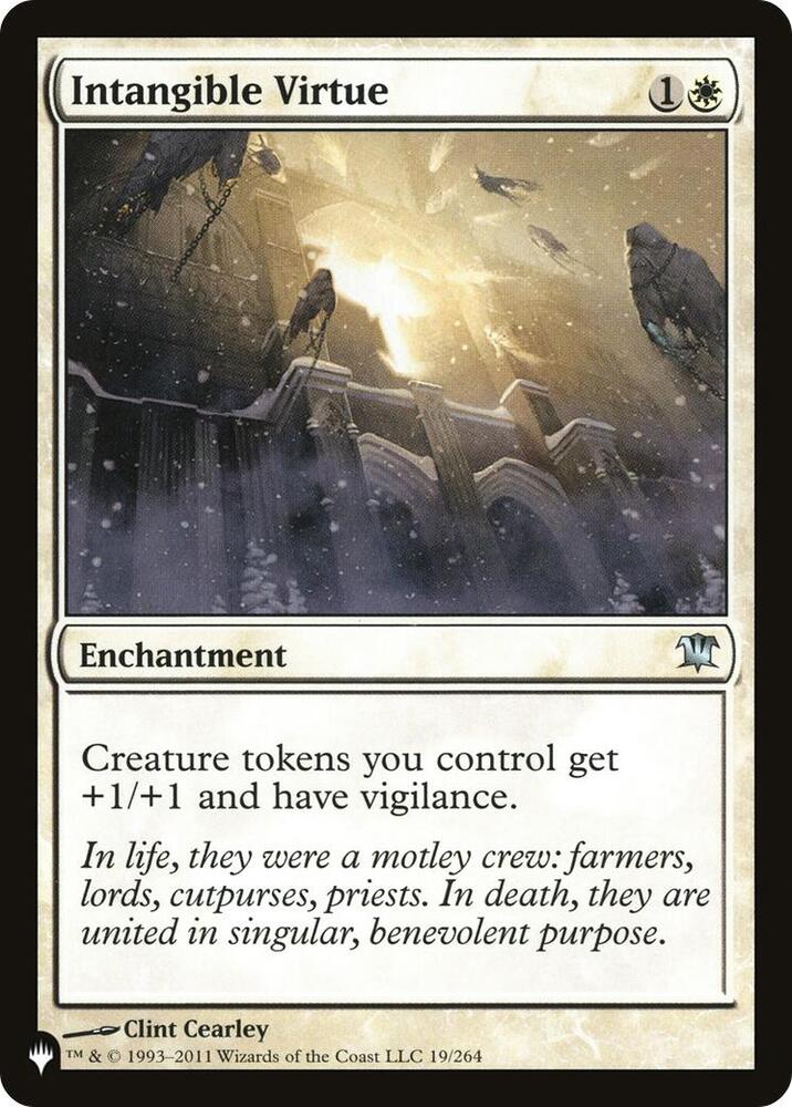 Intangible Virtue - The List Reprints - Magic: The Gathering ...