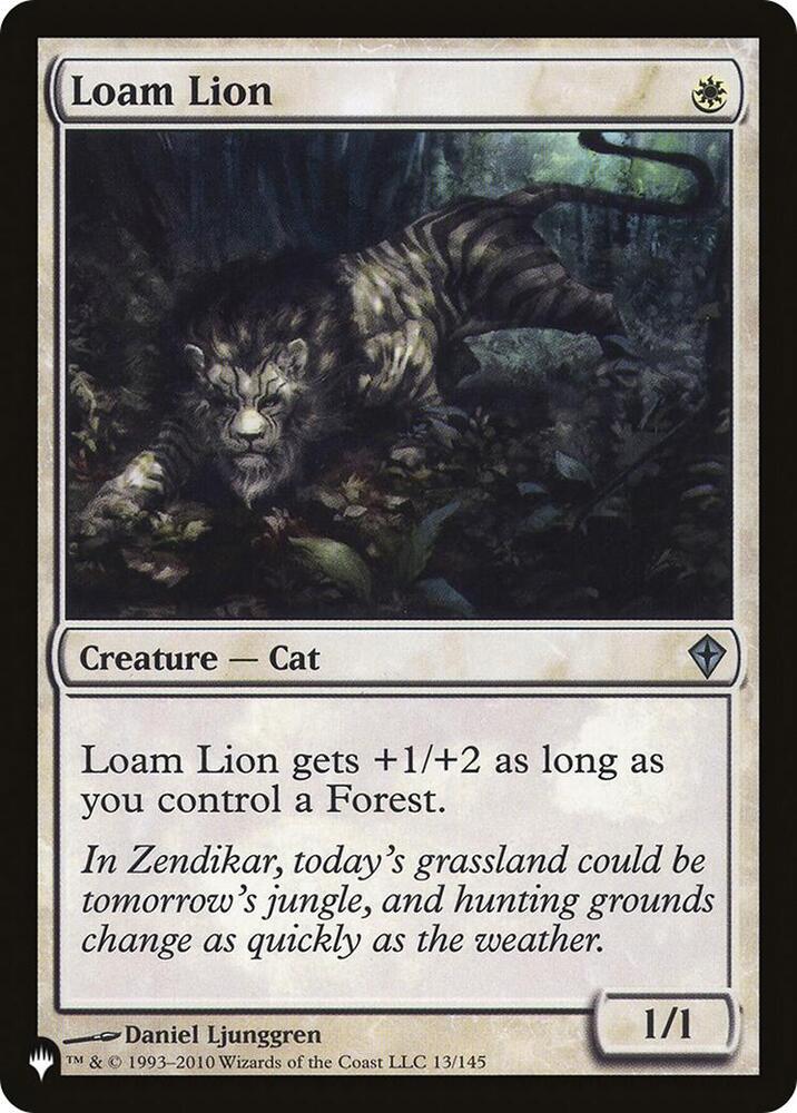 Loam Lion - The List Reprints - Magic: The Gathering - TCGplayer.com