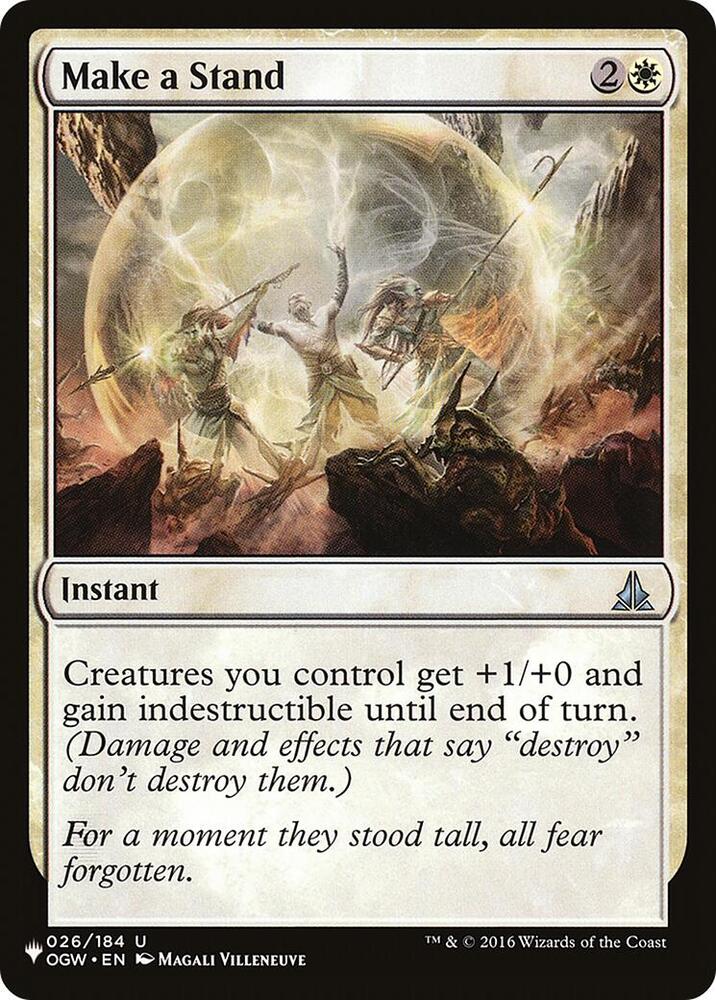 Make a Stand - The List Reprints - Magic: The Gathering - TCGplayer.com