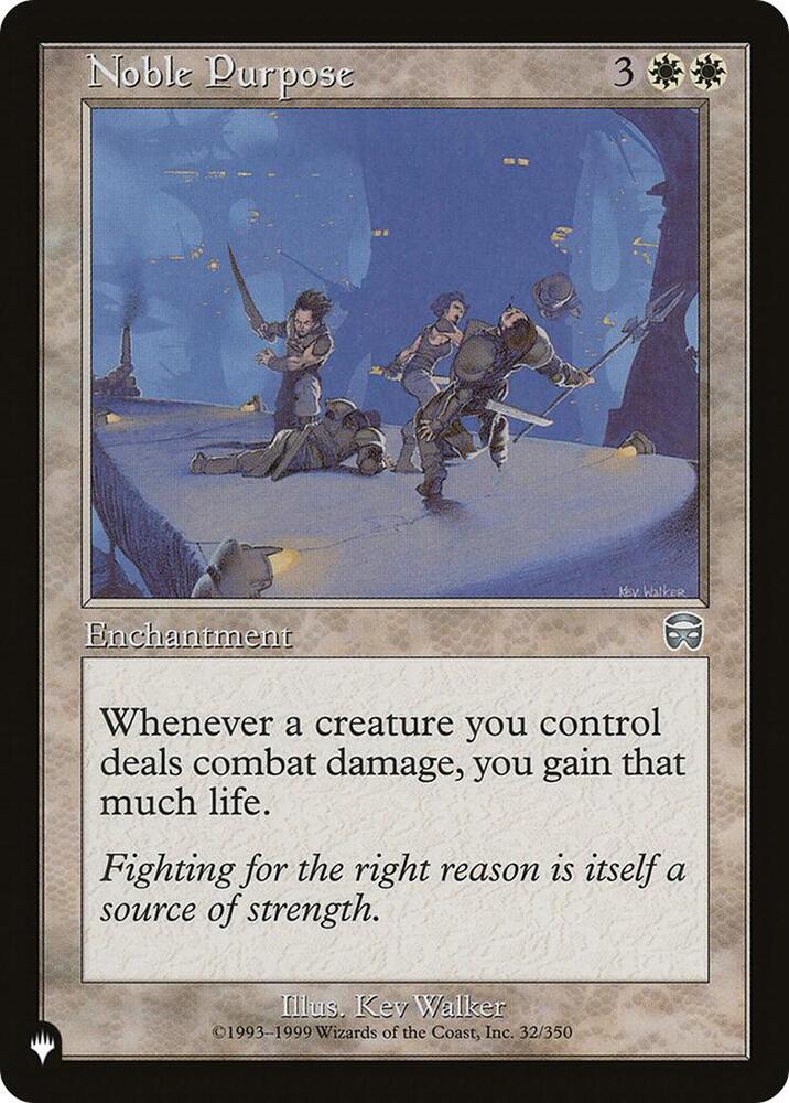 Noble Purpose - The List Reprints - Magic: The Gathering - TCGplayer.com