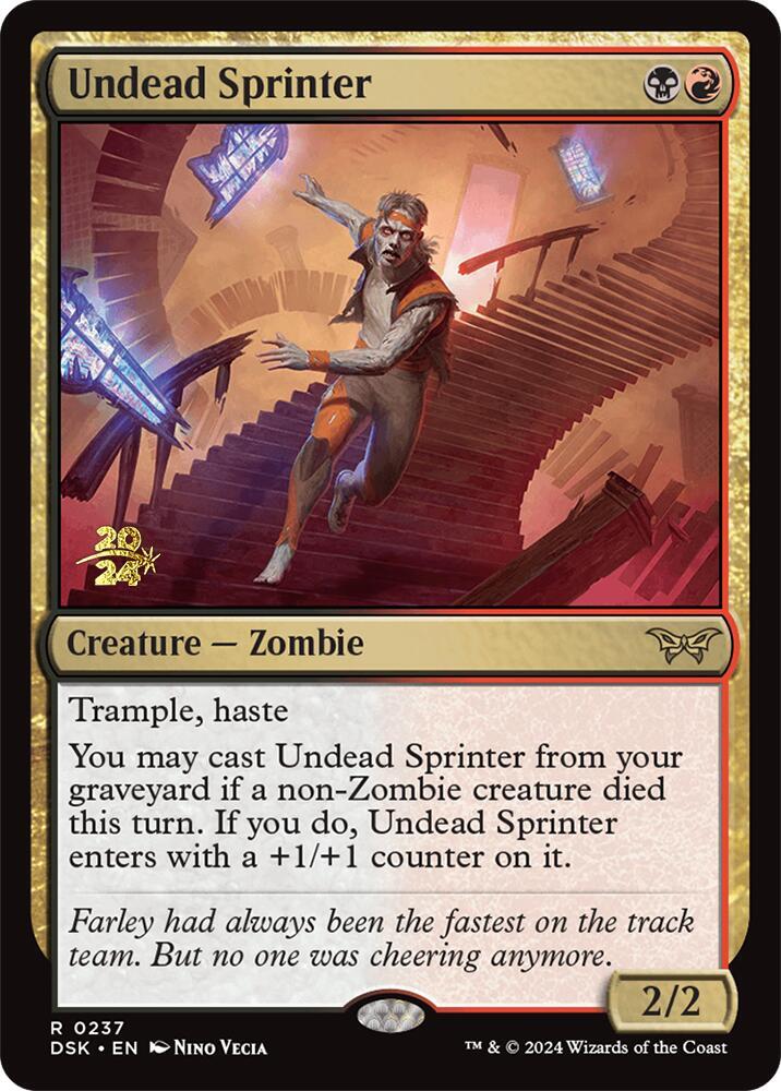 Undead Sprinter - Prerelease Cards - Magic: The Gathering - TCGplayer.com