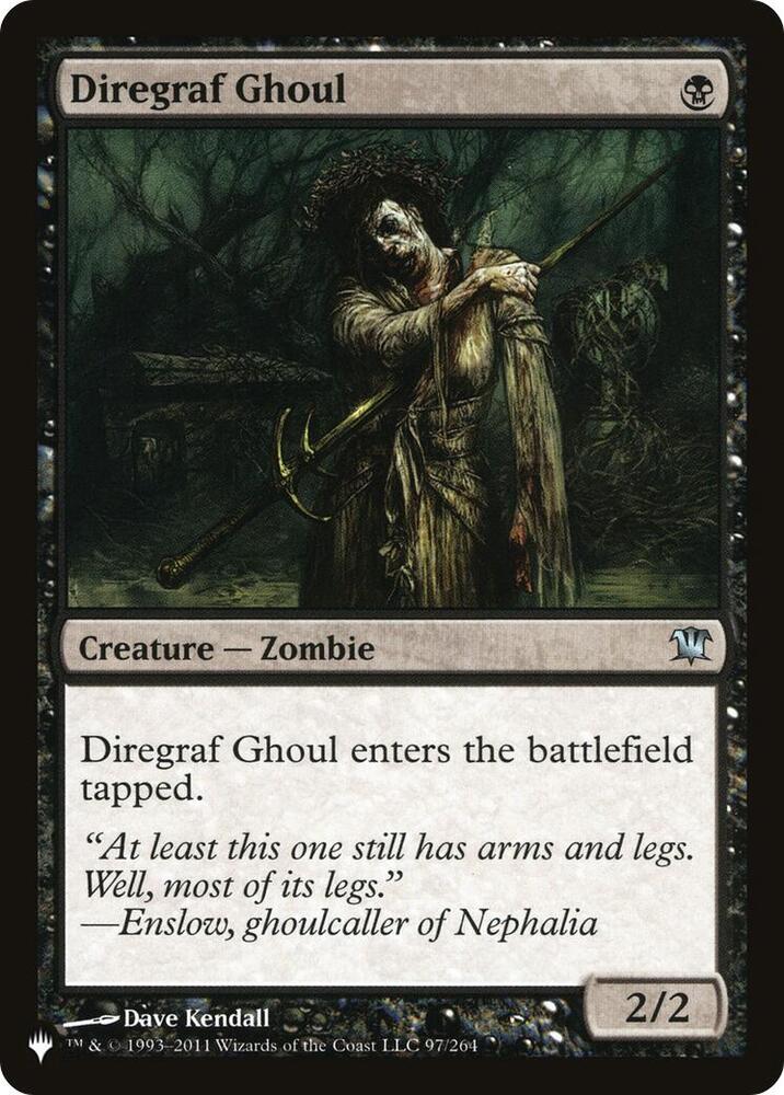 Diregraf Ghoul - The List Reprints - Magic: The Gathering - TCGplayer.com