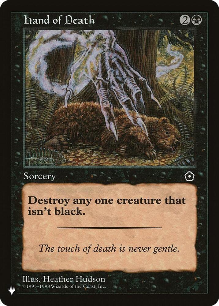 Hand of Death - The List Reprints - Magic: The Gathering - TCGplayer.com