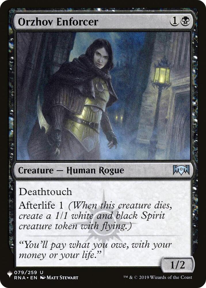 Orzhov Enforcer - The List Reprints - Magic: The Gathering - TCGplayer.com
