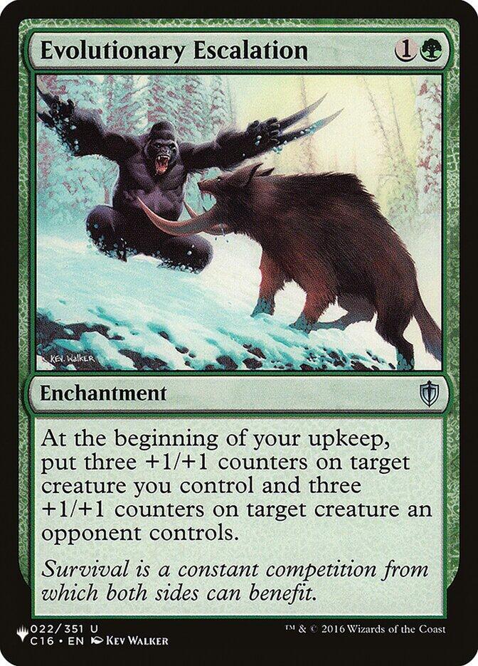 Evolutionary Escalation - The List Reprints - Magic: The Gathering ...