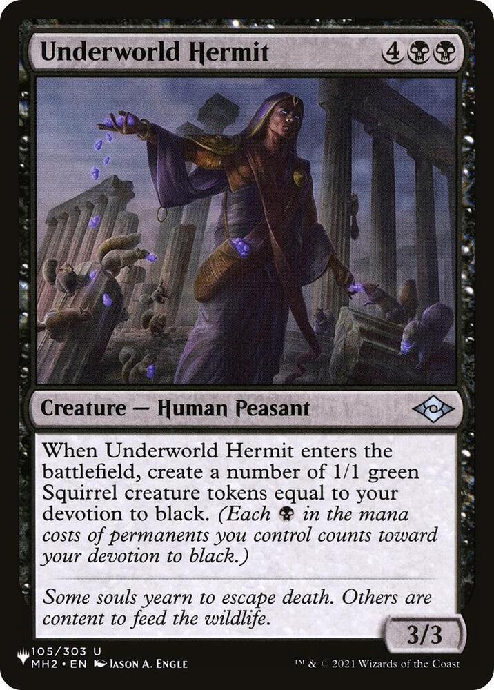 Underworld Hermit - The List Reprints - Magic: The Gathering ...