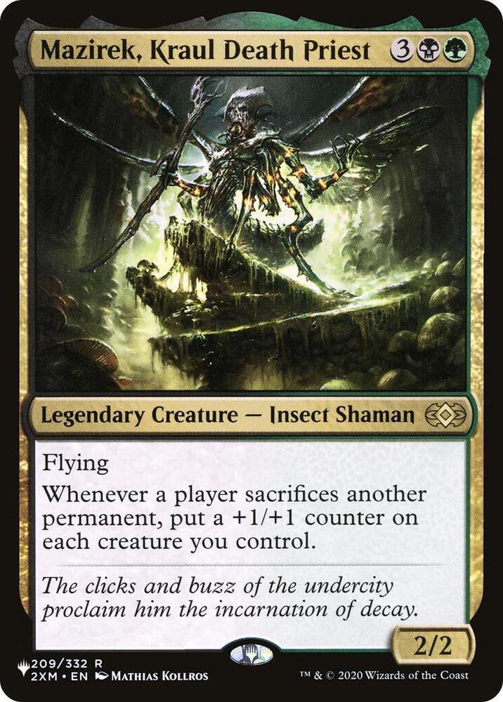 Mazirek, Kraul Death Priest - The List Reprints - Magic: The Gathering ...