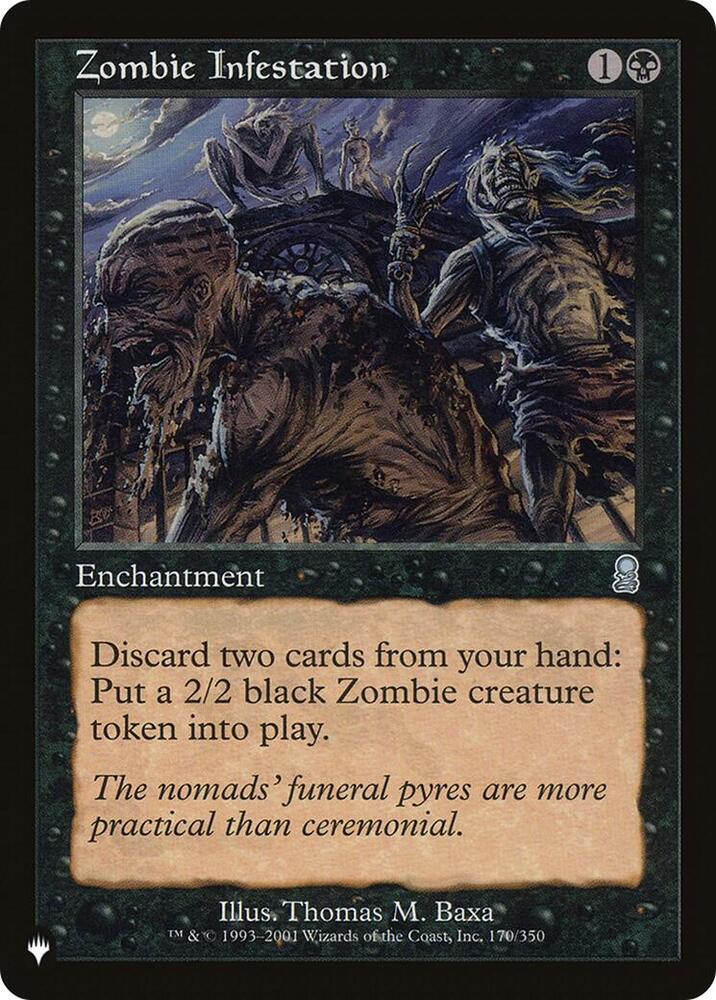Zombie Infestation - The List Reprints - Magic: The Gathering