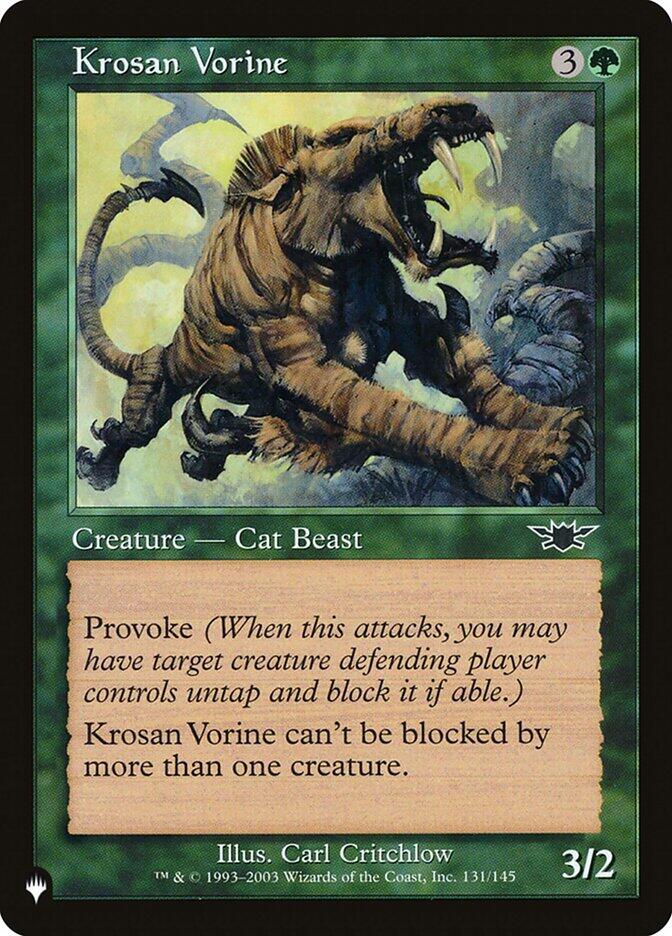 Krosan Vorine - The List Reprints - Magic: The Gathering - TCGplayer.com