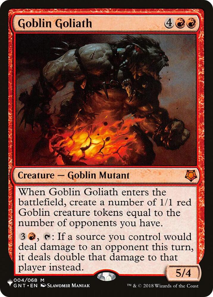 Goblin Goliath - The List Reprints - Magic: The Gathering