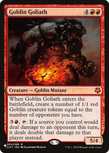 Goblin Goliath - The List Reprints - Magic: The Gathering - TCGplayer.com