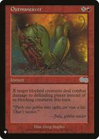 Outmaneuver - The List Reprints - Magic: The Gathering